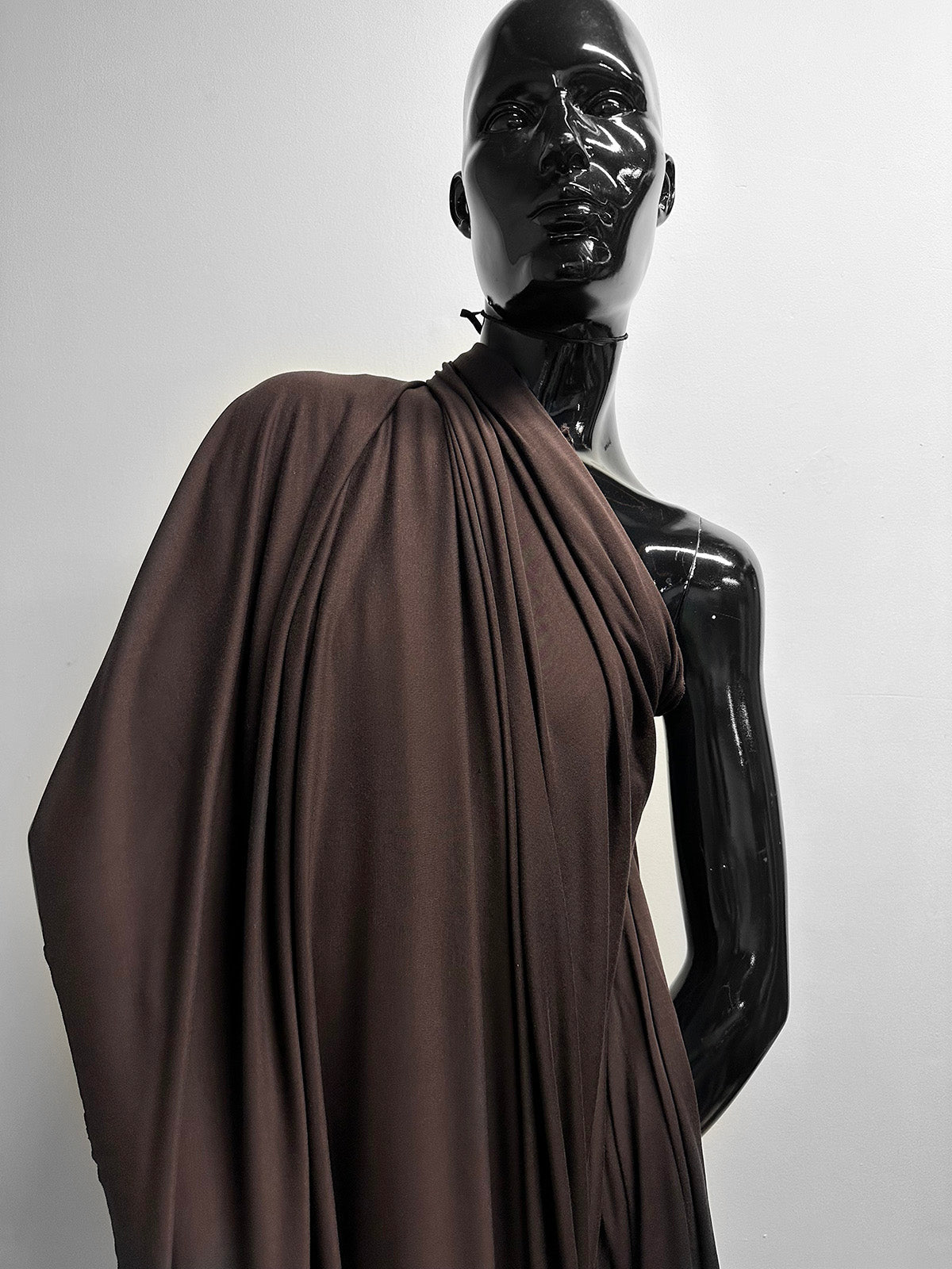 Dondi Italy Double Weave Viscose Jersey Dark Brown – L'Etoffe Fabrics LLC